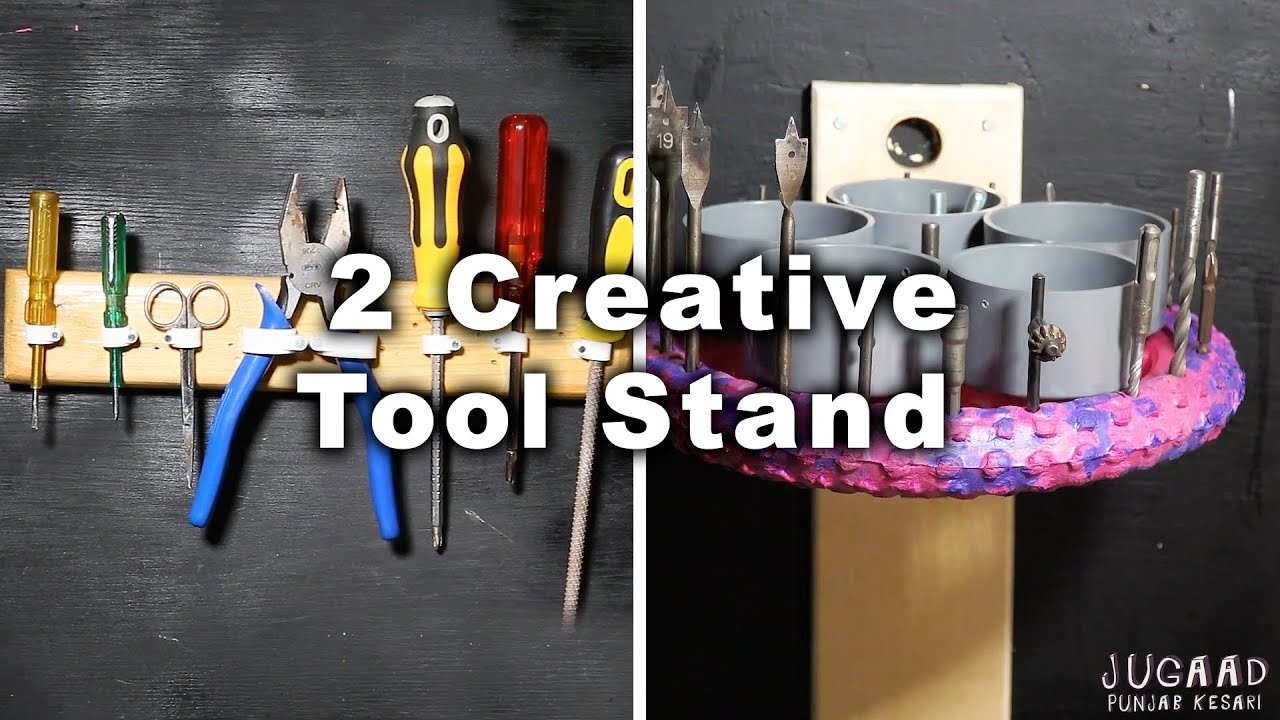 2 Creative Tool Stand - YouTube