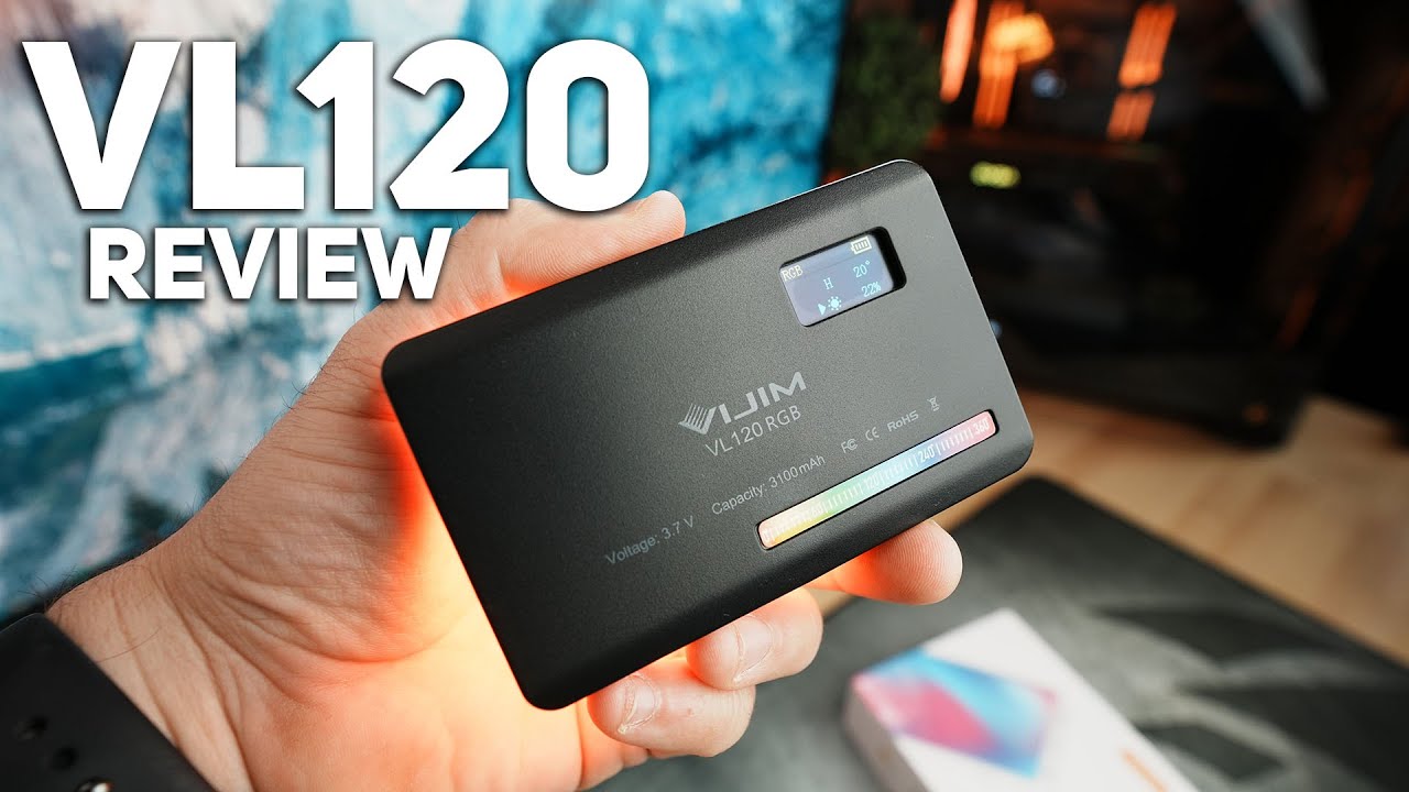 Vijim VL120 RGB LED Light Review - YouTube