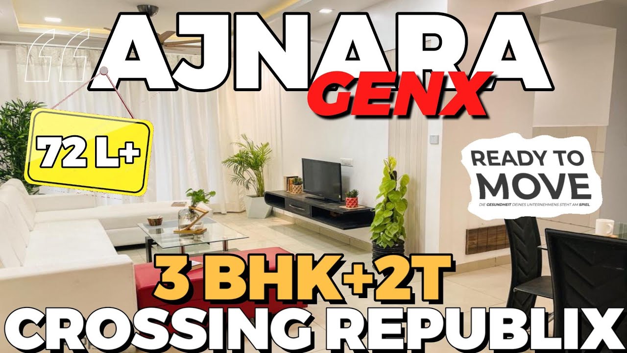 Ajnara genx crossing republik☎️9560955050- Crossing republik ghaziabad ...