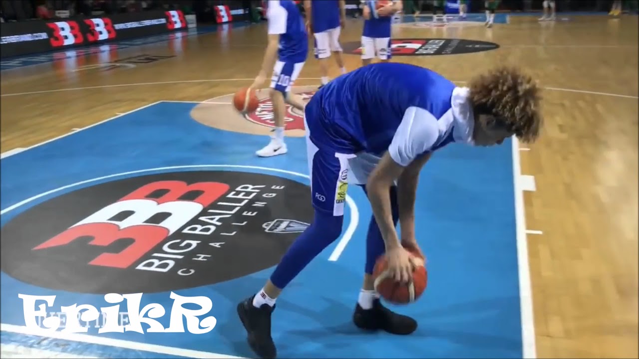 Lamelo Ball Warm Up and First Pro Game Highlights in Lithuania HD - YouTube