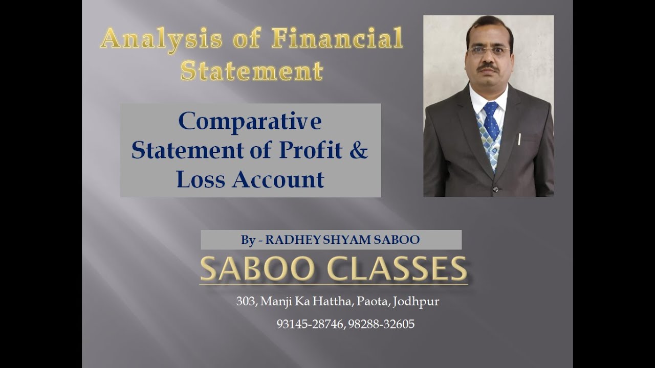 Comparative Statement Of Profit And Loss YouTube comparative-statement-of-profit-and-loss-youtube