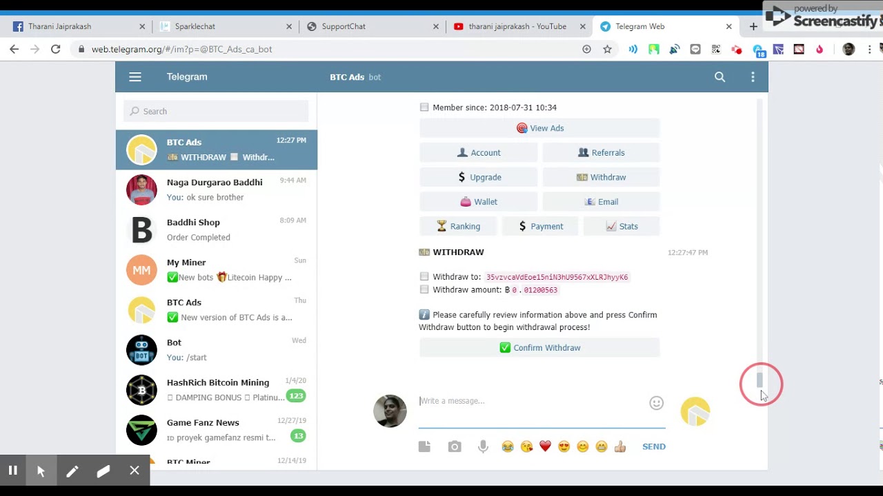 Scam BTC ADS BOT - avoid at all costs - YouTube