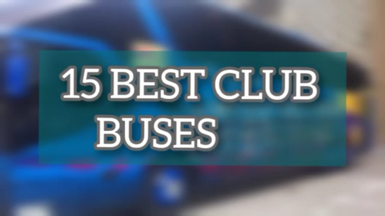 15 BEST FOOTBALL CLUB BUSES🚌 - YouTube