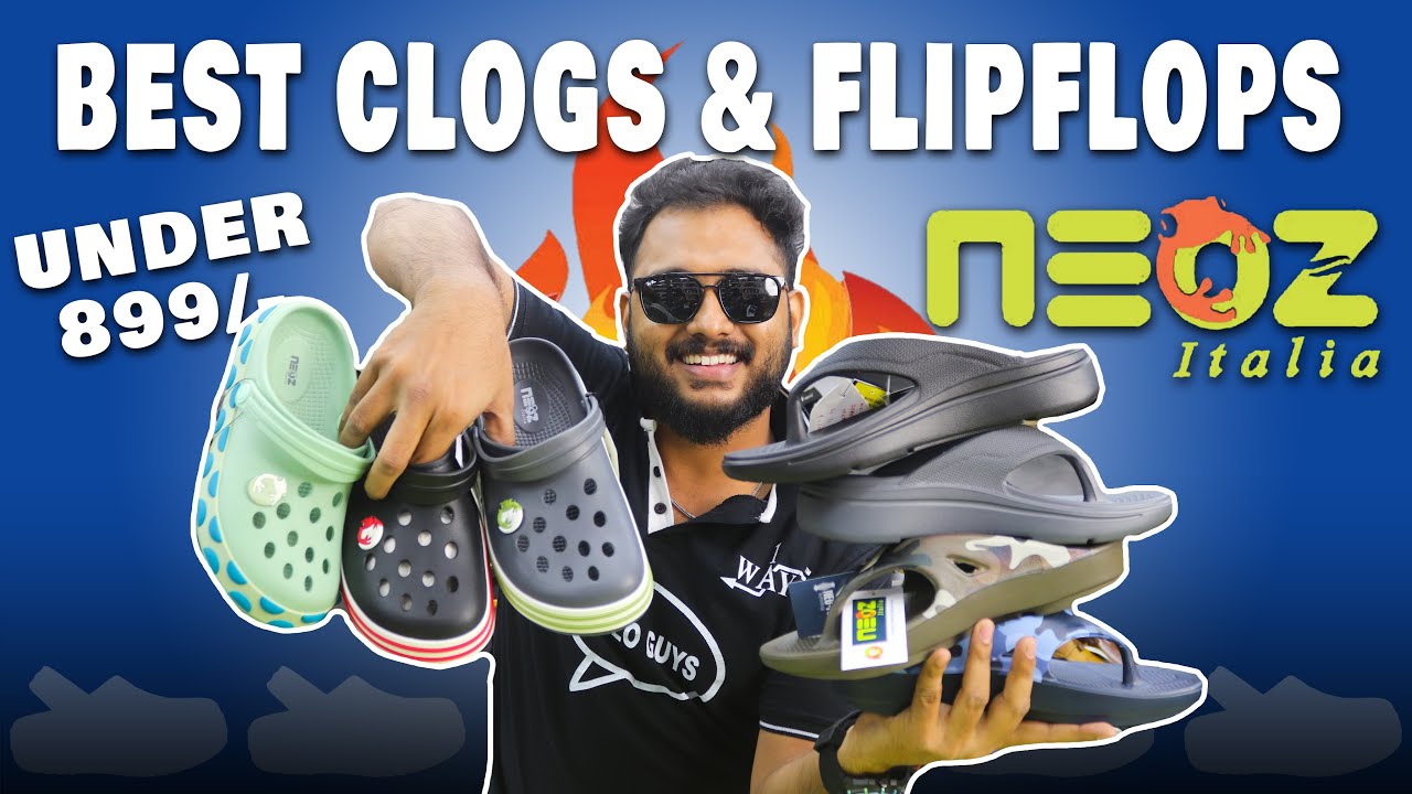 Best clogs & Flipflops under 899/- | neoz brand | 1 way shoes - YouTube