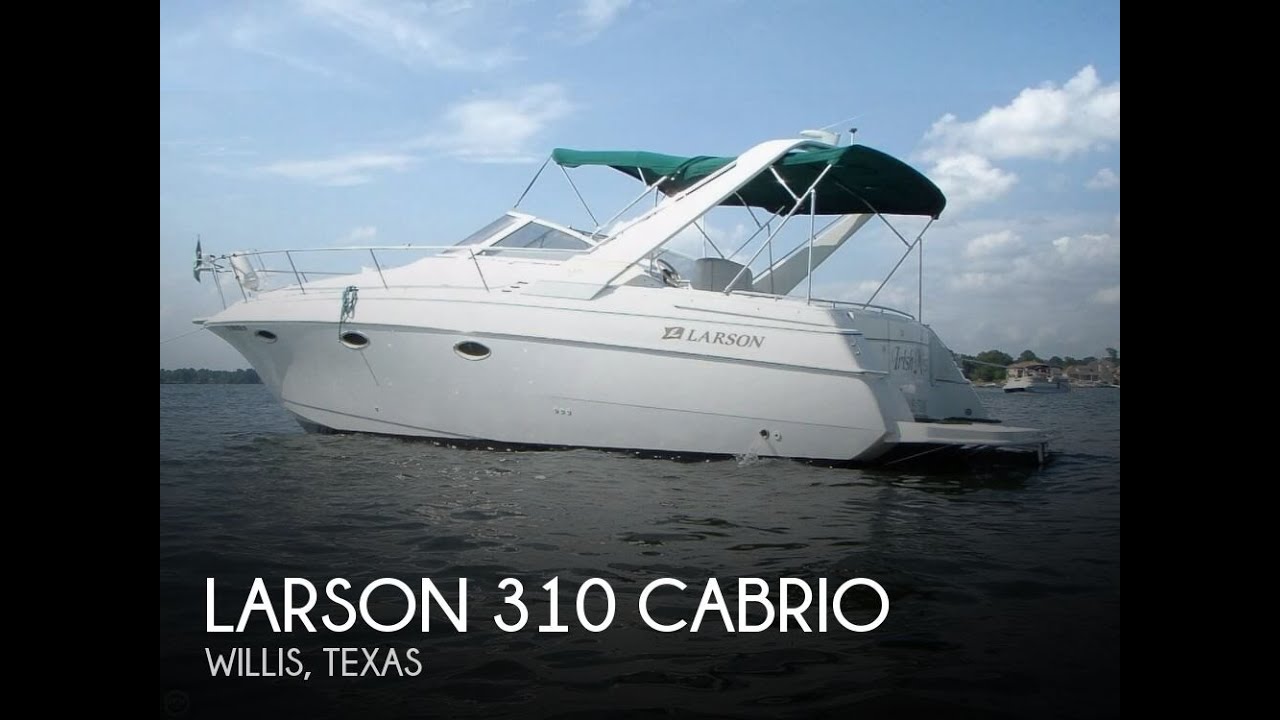 [SOLD] Used 1998 Larson 310 Cabrio in Willis, Texas - YouTube