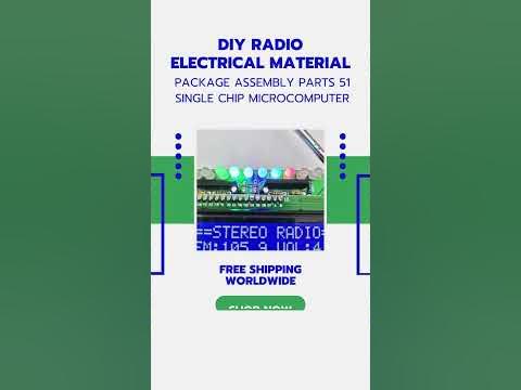 DIY Radio Kit with 51 Single Chip Microcomputer Assembly! 🛠️ - YouTube