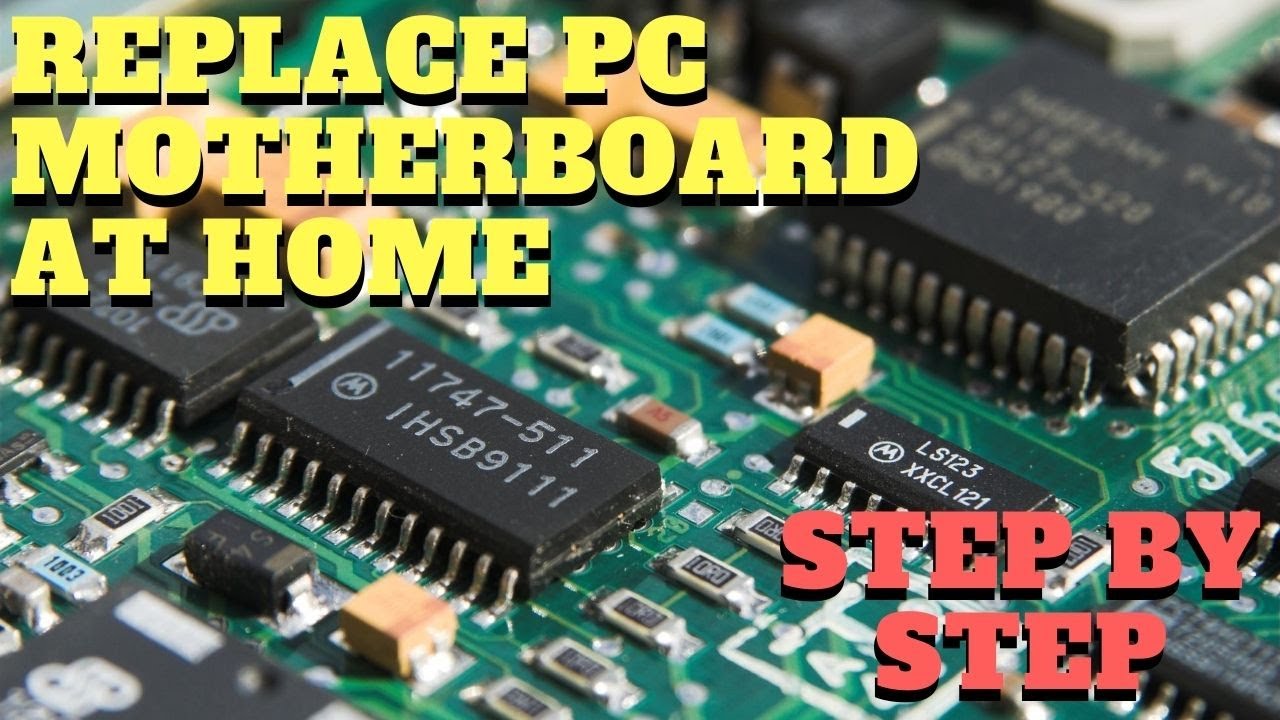 How to Replace PC Motherboard at home | how to upgrade motherboard ...