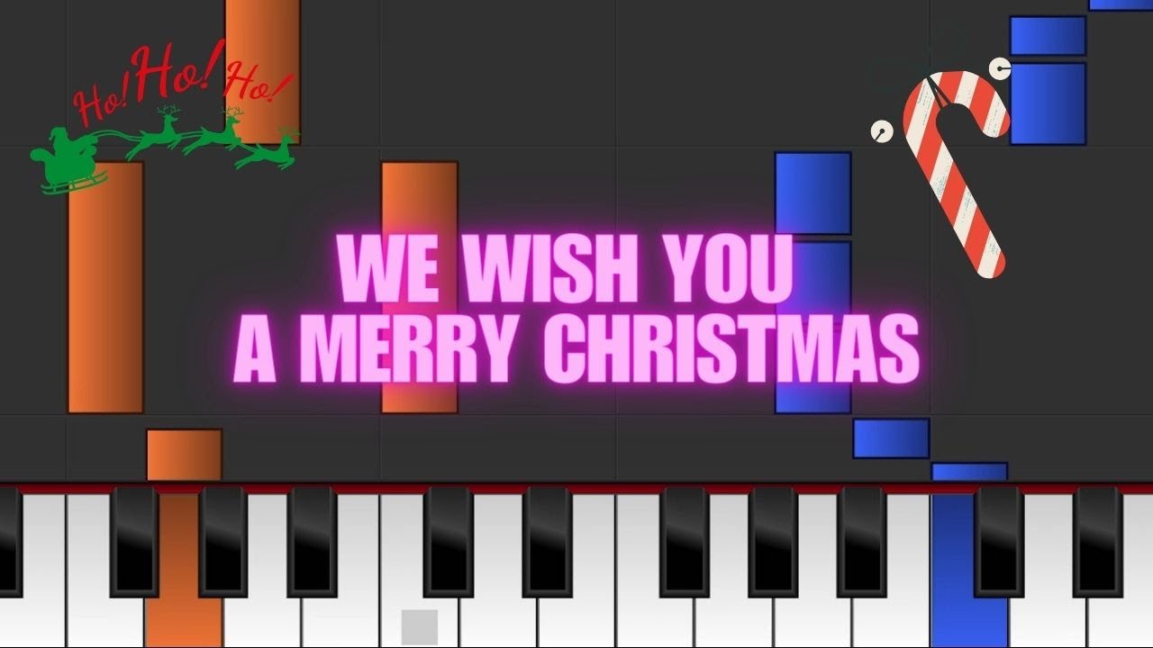 Learn to Play "We Wish You a Merry Christmas" on Piano - Easy Tutorial ...