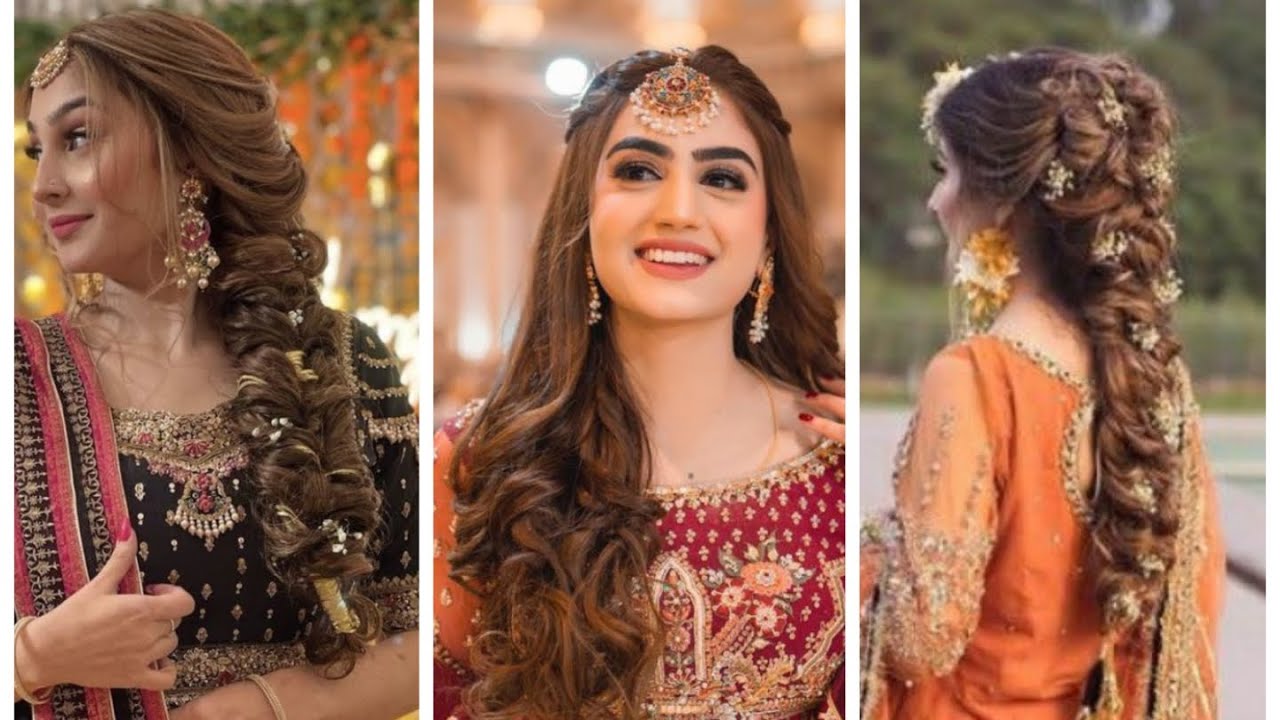 Most Elegant Party hairstyles for girls & ladies for wedding|| Trendz ...