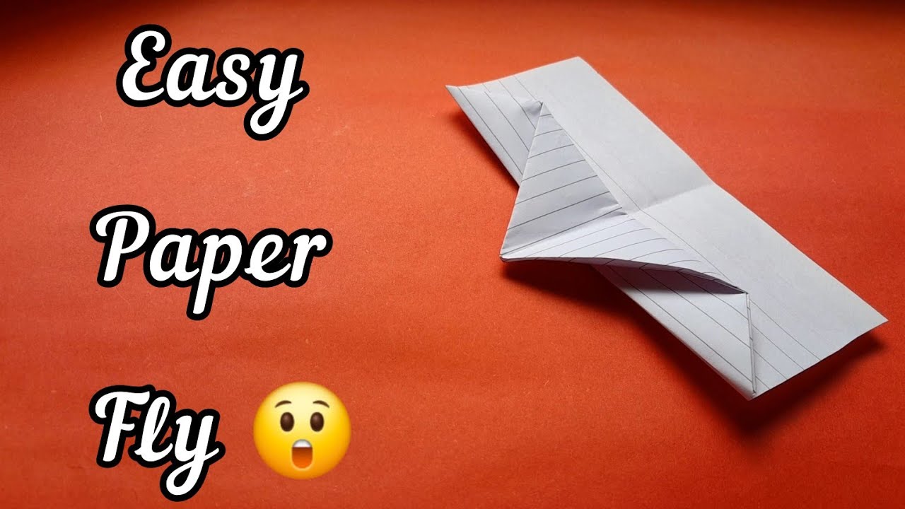 Easy paper fly 😲| Show your creativity 😍| #diy #craft #paperfly #papercrafty - YouTube