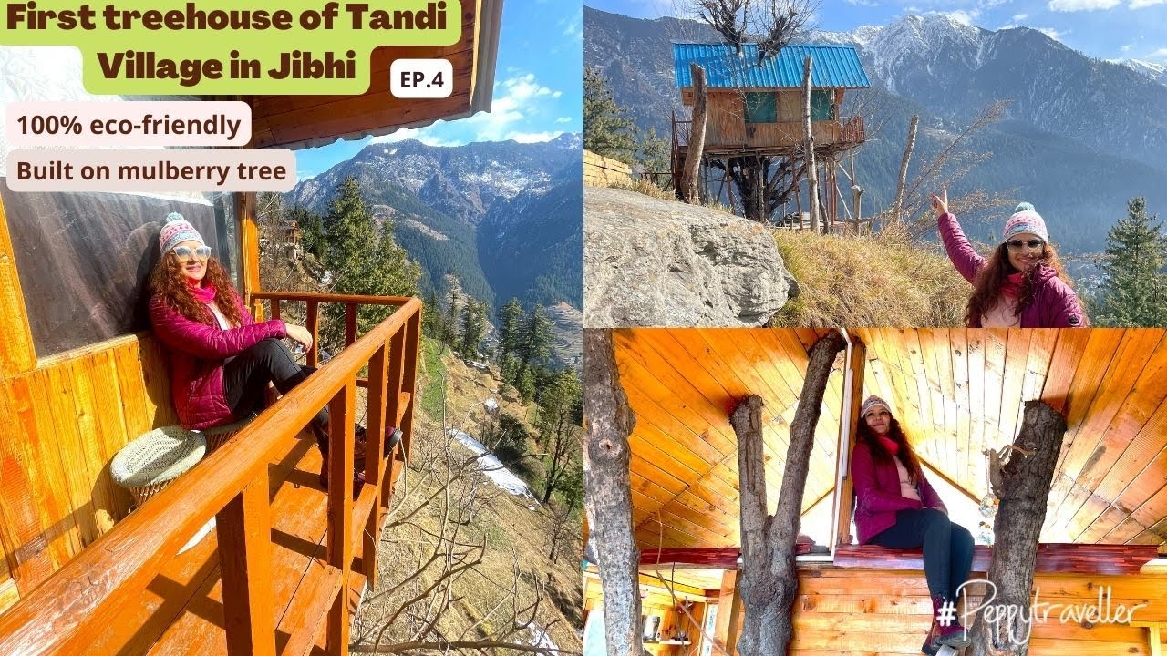 First treehouse of Tandi Village in Jibhi | Jibhi Travel Vlog ...