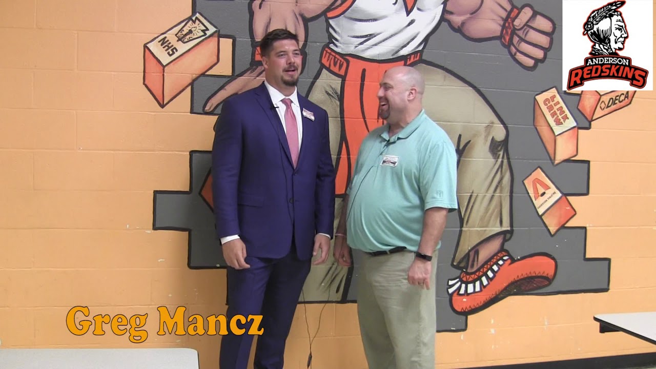 Greg Mancz Anderson High School Hall of Fame March 9th, 2019 - YouTube