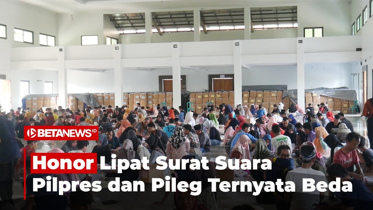 Honor Lipat Surat Suara Pilpres Dan Dpd Di Demak Rp150 Per Lembar Beda