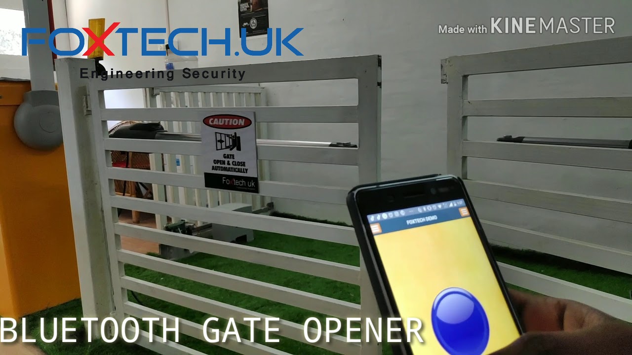 FOXTECH BLUETOOTH GATE OPENER - YouTube