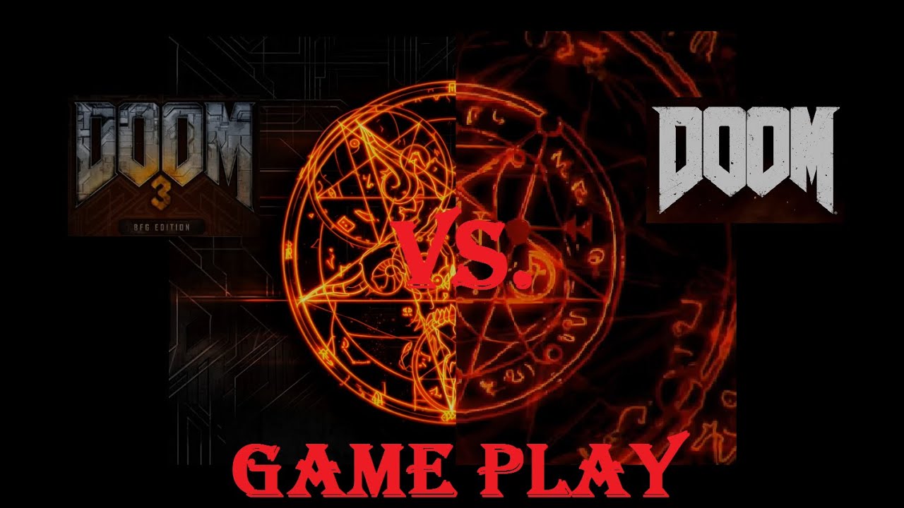 Doom 3 Vs Doom 4 Game Play - YouTube