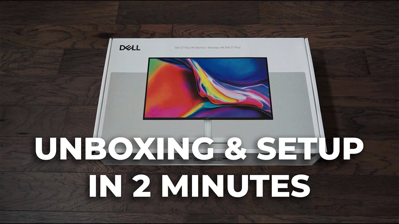 Unboxing & how to setup in 2 minutes | Dell 27" 4K Monitor S2725QS ...