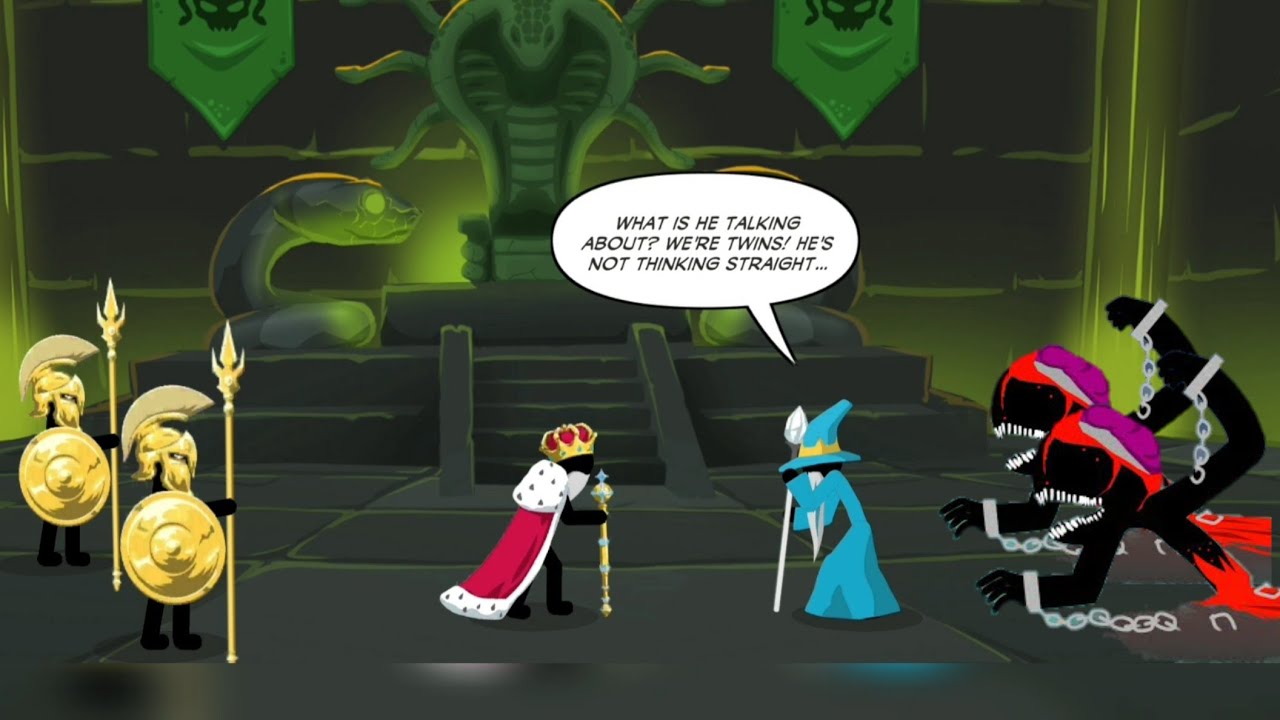 Stick War Saga - Secret KING & MAGIKILL Face Off Against Voltaic ...