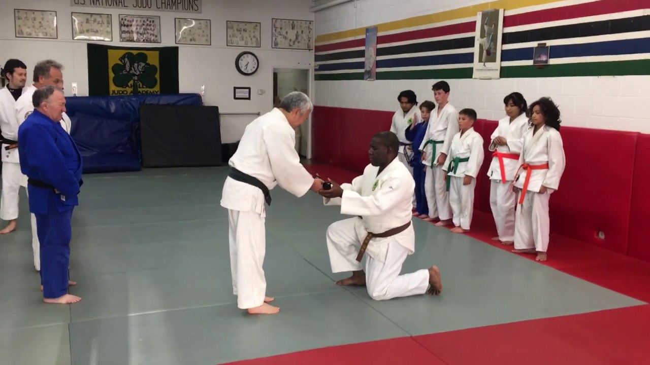 Cahill's Judo Academy. Chris Jones awarded his Blackbelt - YouTube