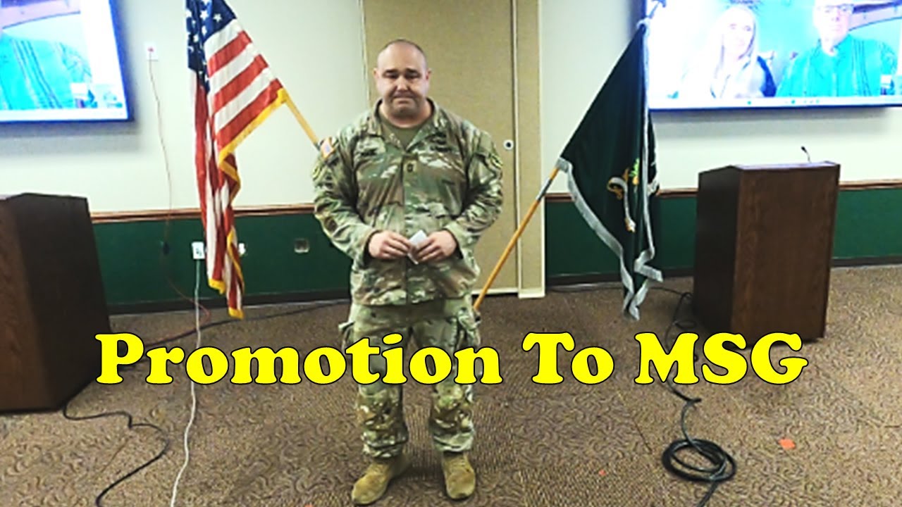 My Promotion Ceremony To MSG. - YouTube
