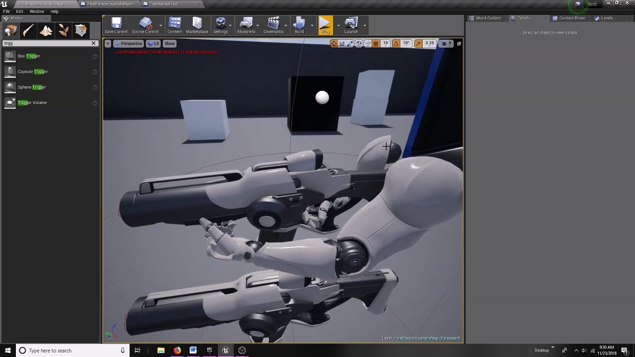 RIT Virtual Worlds: Unreal 4 - Text Render Component tutorial - YouTube