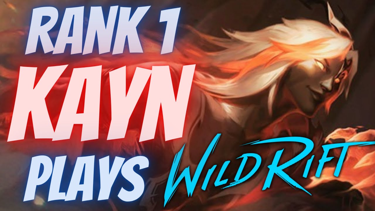 RANK 1 KAYN CARRIES AS SHADOW ASSASSIN ! Wild Rift - YouTube