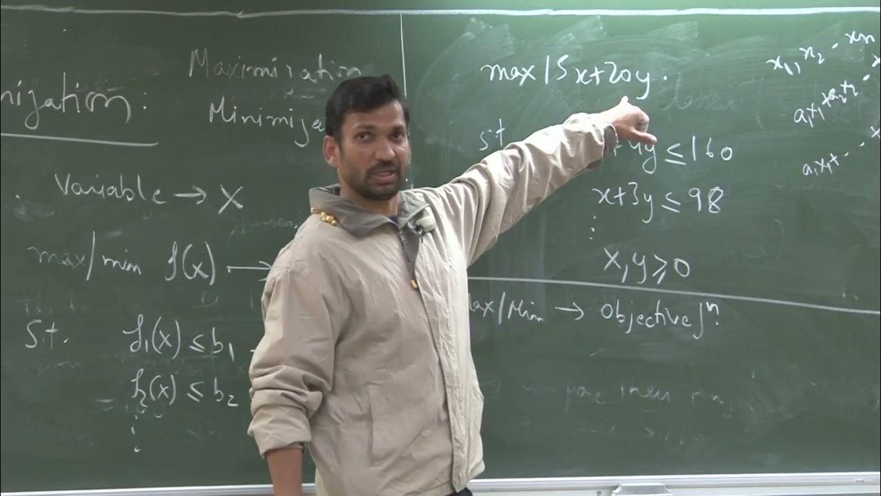 Lecture 02 - Introduction to Linear Programming - YouTube