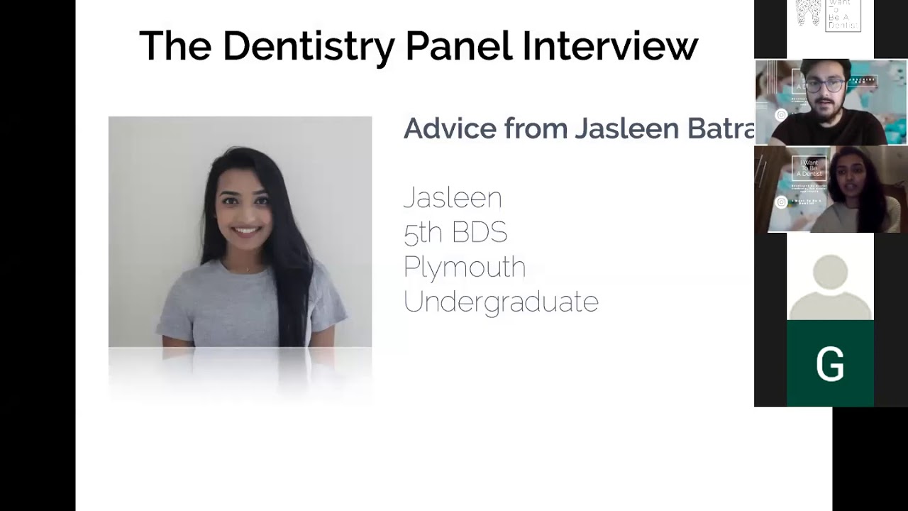 The 2021 Dental School Interview * Everything To Know* - Webinar ...