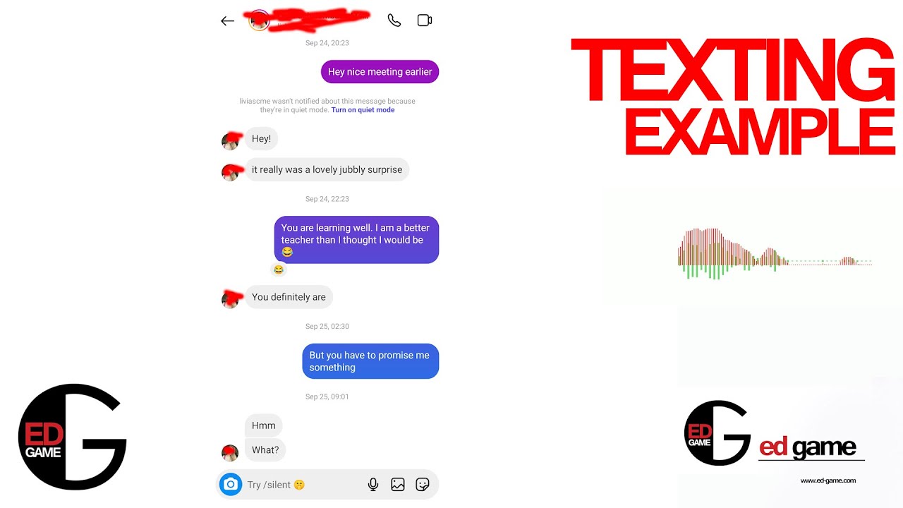 How To Text Girls Example - YouTube