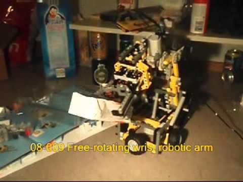 08-009 Free-rotating Wrist Robotic arm - YouTube