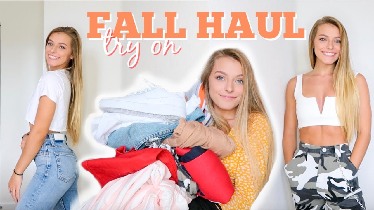 FALL TRY ON CLOTHING HAUL - YouTube
