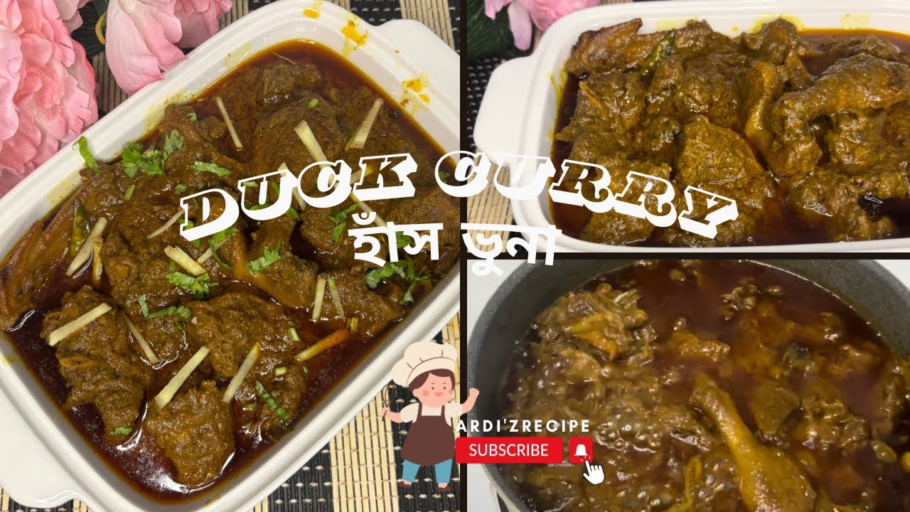The best duck curry recipe you'll love // হাঁসের মাংস ভুনা রেসিপি ...