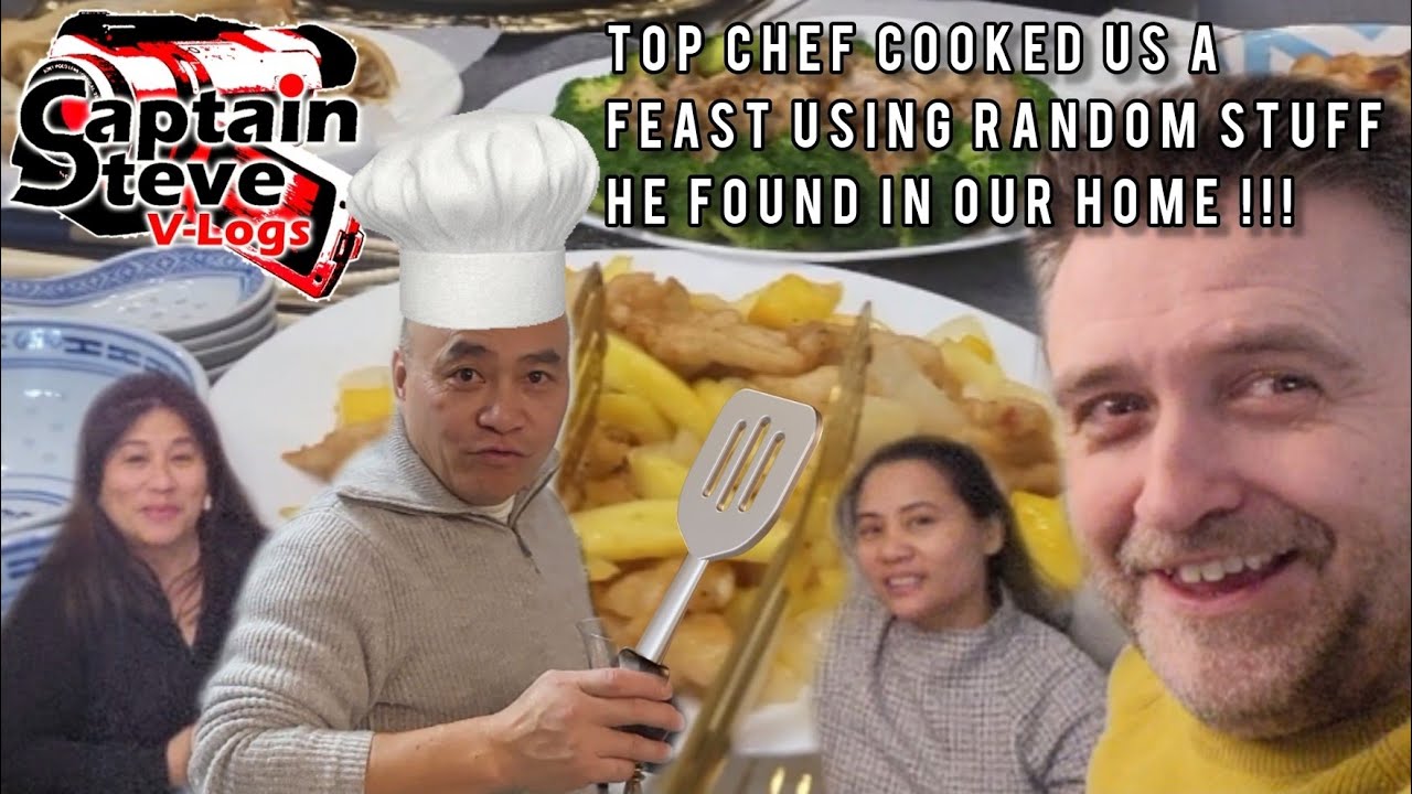 Top Chef Cooked Us A Feast Using Random Stuff He Found In Our Home ...