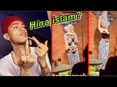 BUKA BAJU & TUDUNG ATAS PENTAS HINA ISLAM DEMI KOMEDI...