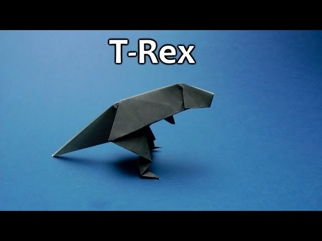 How To Make A Origami T Rex Head