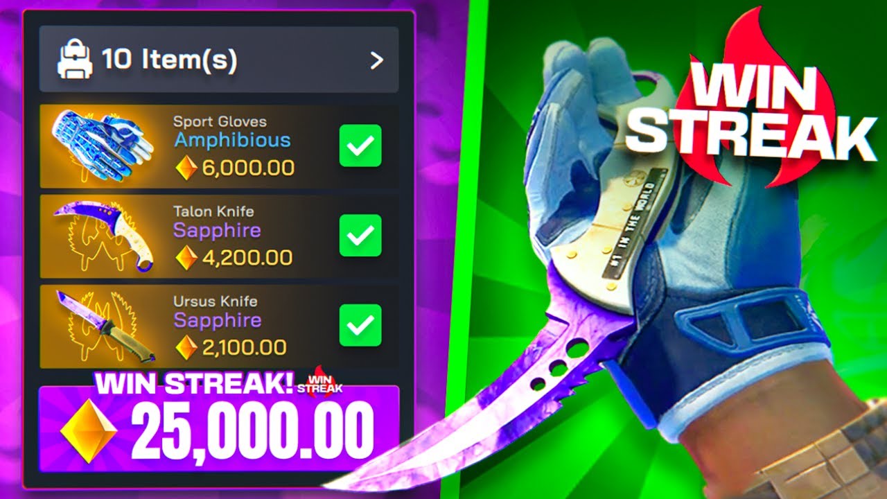 INSANE WIN STREAK ON HUGE CRAZY MODE CASE BATTLES! (CLASH.GG) - YouTube