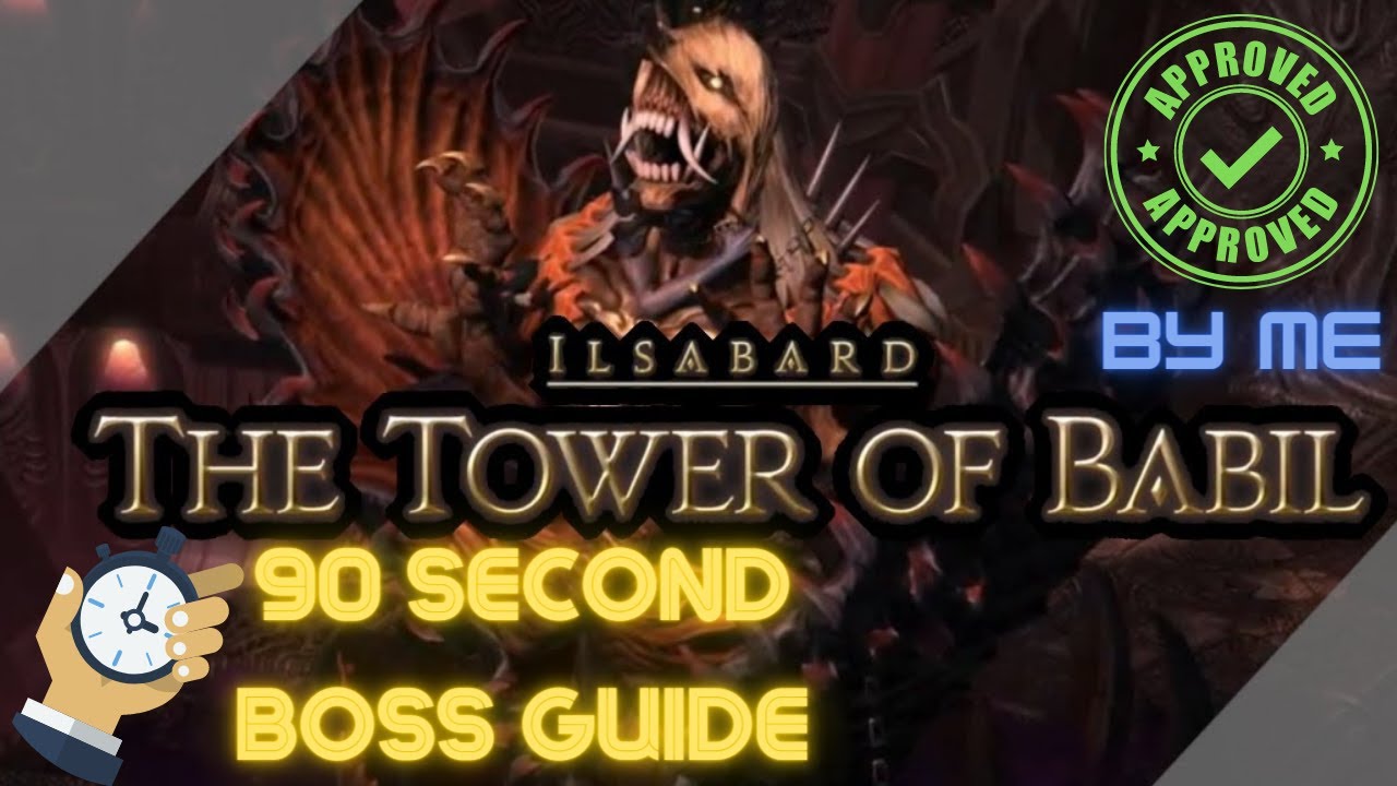 The Tower of BABIL Dungeon Guide || 90 SECOND BOSS GUIDE || FFXIV ...