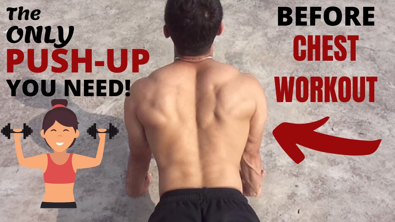 The only pushup you need before chest workout - YouTube