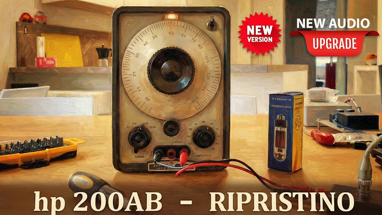HP200AB Audio Oscillator (video originale del 2022) - YouTube