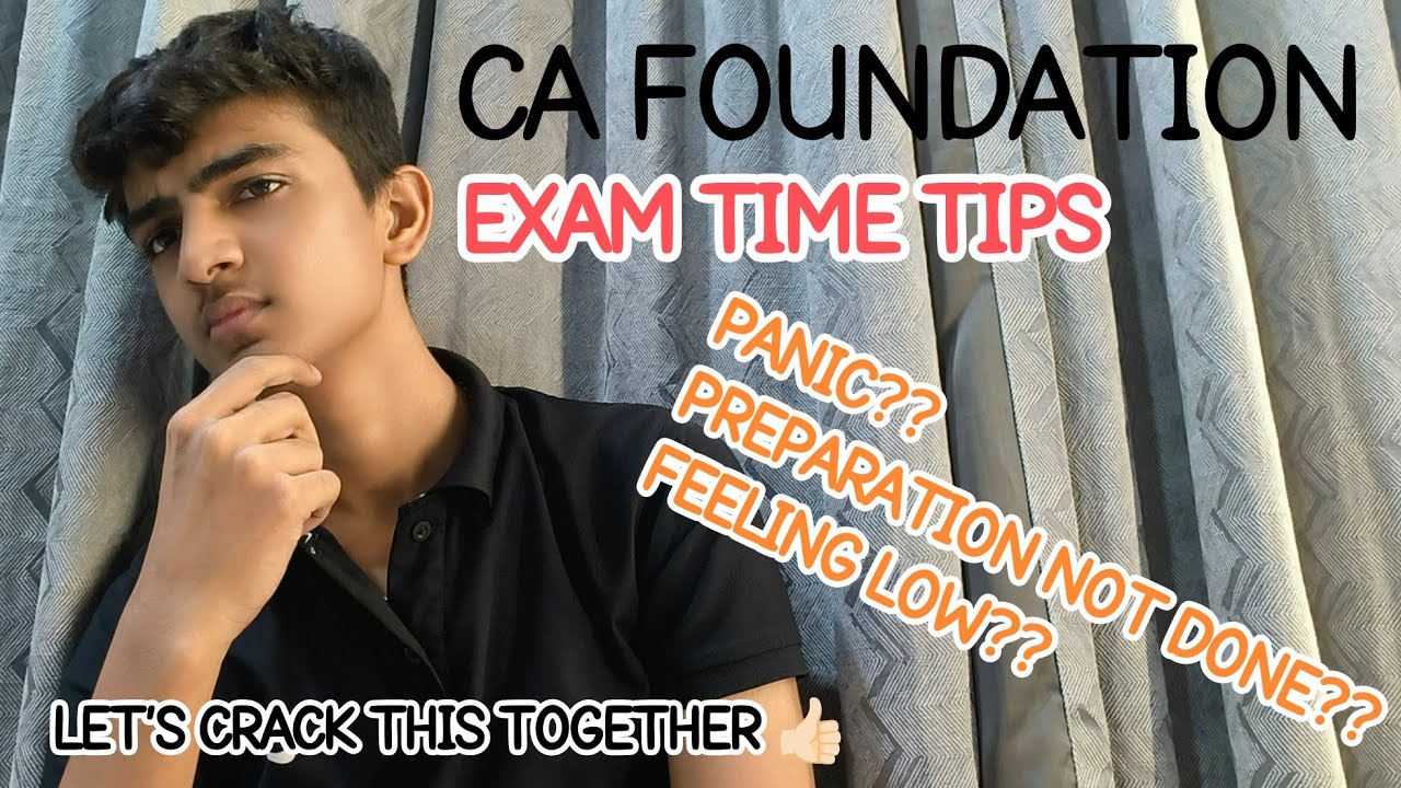 STRESS BUSTER VIDEO FOR CA FOUNDATION STUDENTS | MUST WATCH | YAKSHIT ...