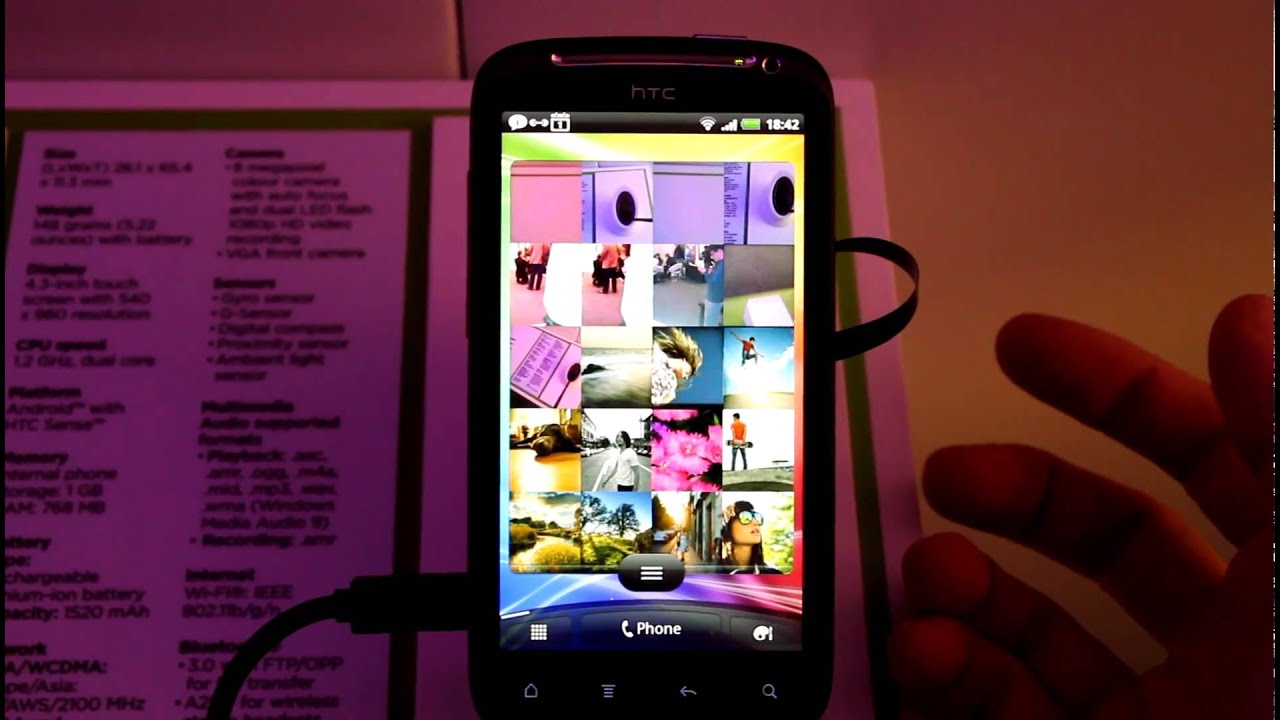 HTC Sense 3.0 UI demo on the HTC Sensation - YouTube