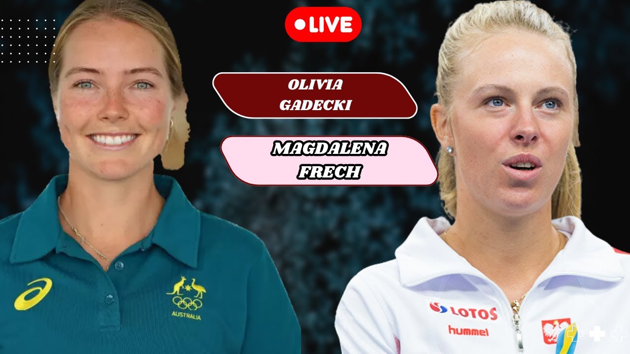 WTA LIVE OLIVIA GADECKI VS MAGDALENA FRECH WTA GUADALAJARA 2024 TENNIS ...