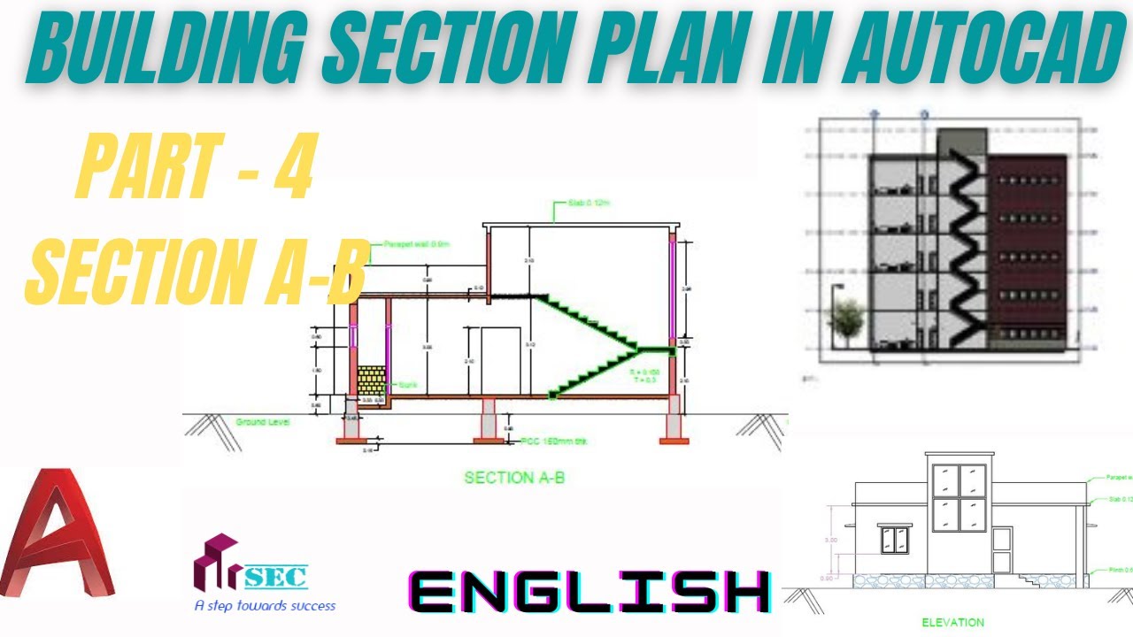 Section drawing in Autocad Part 4 II Explained in very easy way II ...