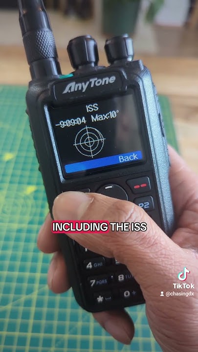 How to get satellite tracking working on Anytone 878 II Plus #anytone #dmr #tracking #radio ...