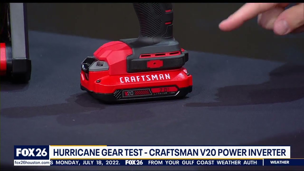 Craftsman V20 Power Inverter - Hurricane Gear Test - YouTube