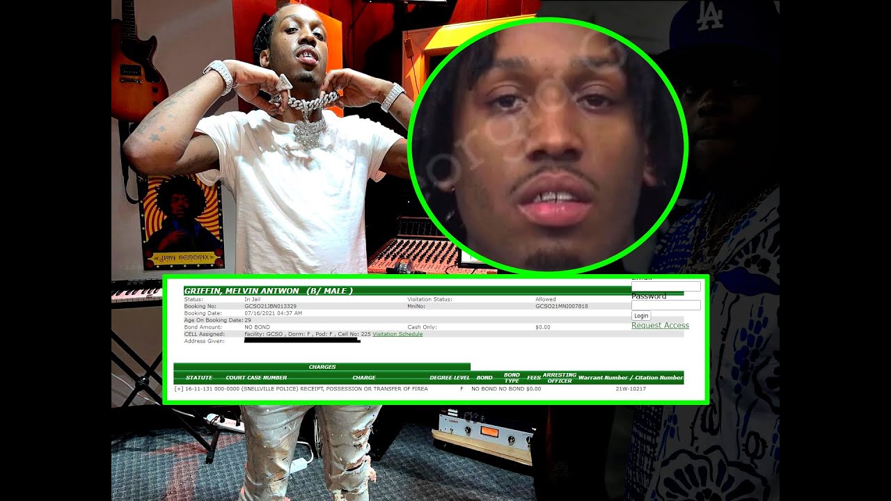 BREAKING NEWS: Memo600 Arrested For Gun Possession In Atlanta 7/16/21 ...