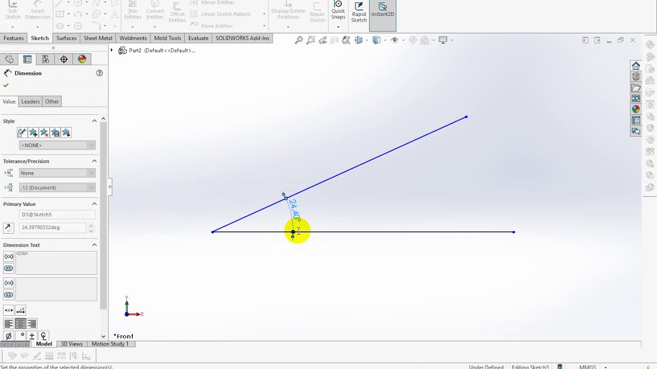 Solidworks Tutorial Smart Dimension YouTube solidworks-tutorial-smart-dimension-youtube