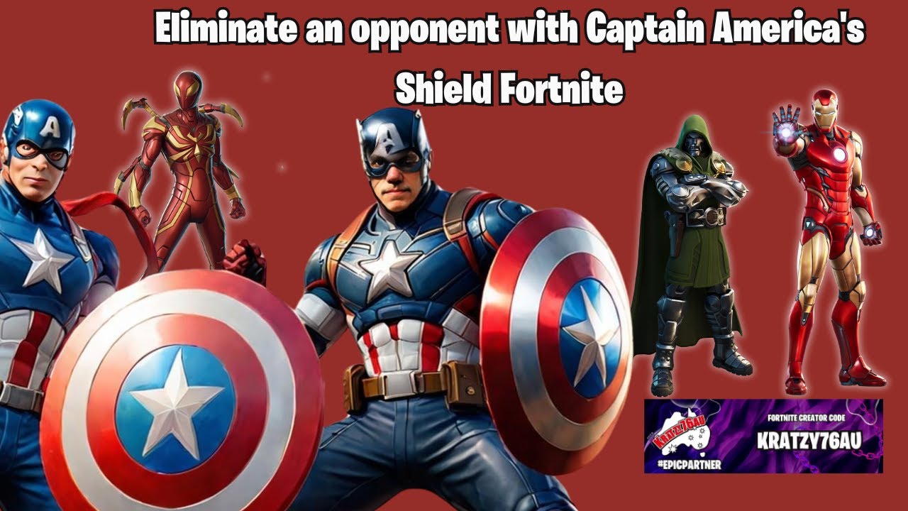 Eliminate an Opponent with Captain America's Shield in Fortnite! - YouTube