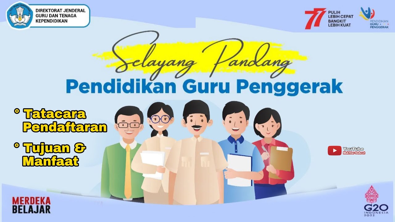 NEW!! PENDAFTARAN PROGRAM PENDIDIKAN GURU PENGGERAK – KEMDIKBUDRISTEK ...