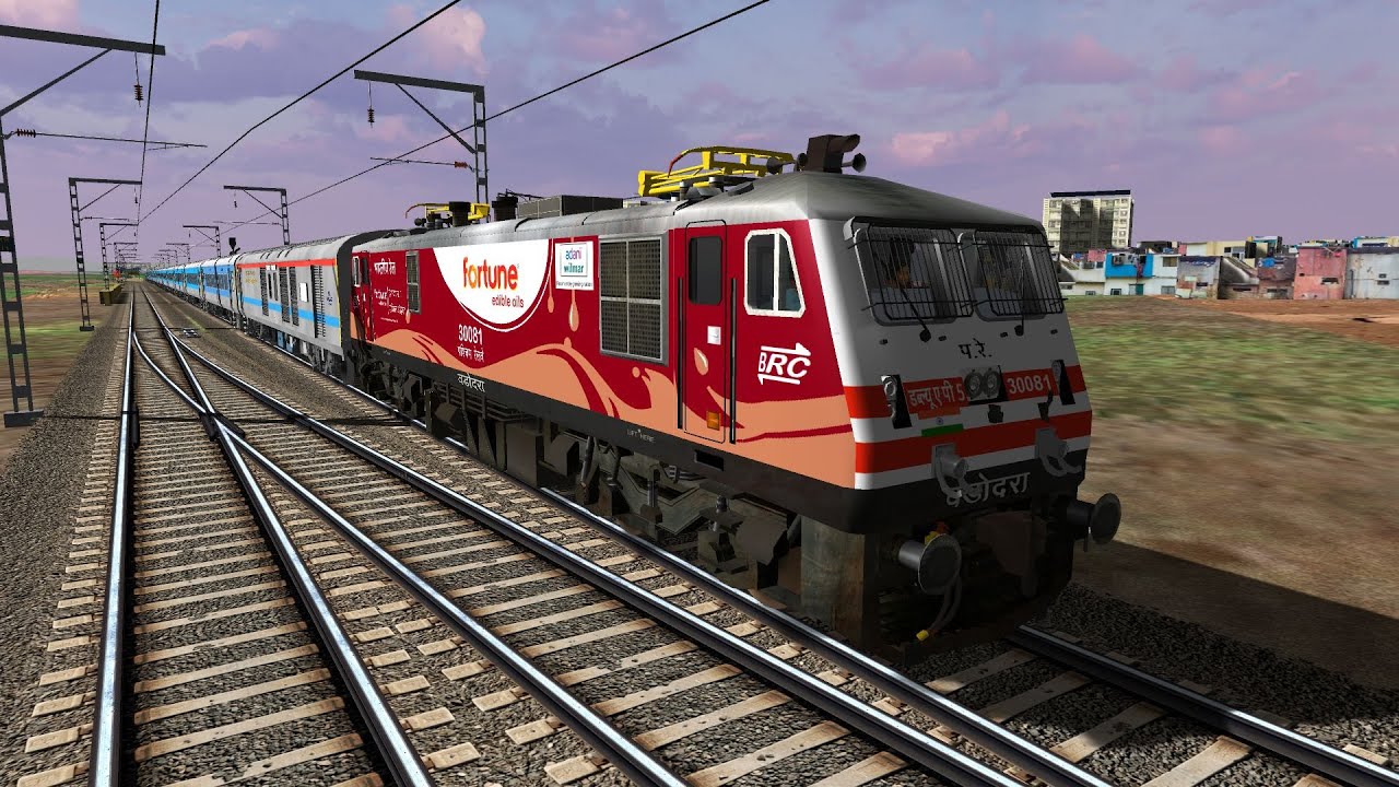 Indian Train Simulator | 12931 Mumbai Central - Ahmedabad AC Double ...
