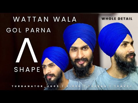 Gol Parna V Shape | Whole Detaile | Easy learning | #turbanator_jh05 # ...
